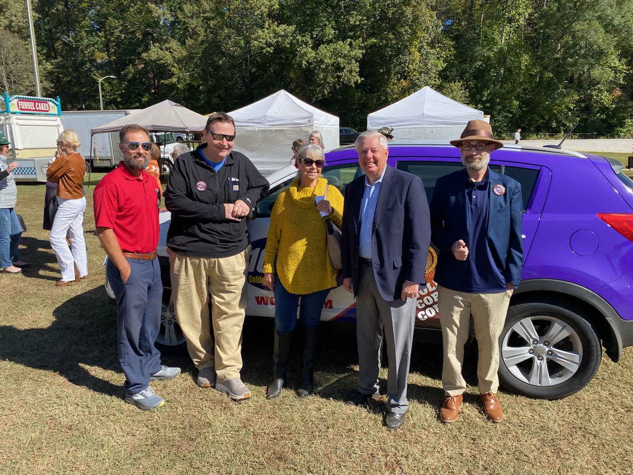 Senator Graham Visits Oktoberfest - 94.1 - The Lake / WSNW