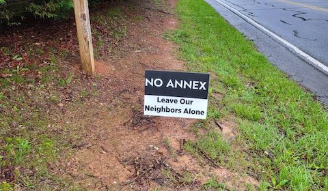 "No Annex" Signs Appear in Walhalla; Mayor Addresses Utility Annexation ...