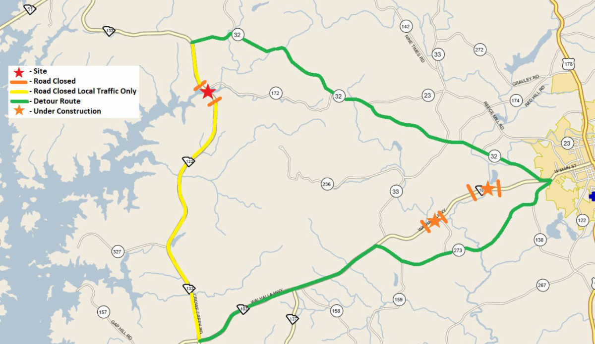 Crowe Creek Road Bridge Closure and Detour Information - 94.1 - The ...