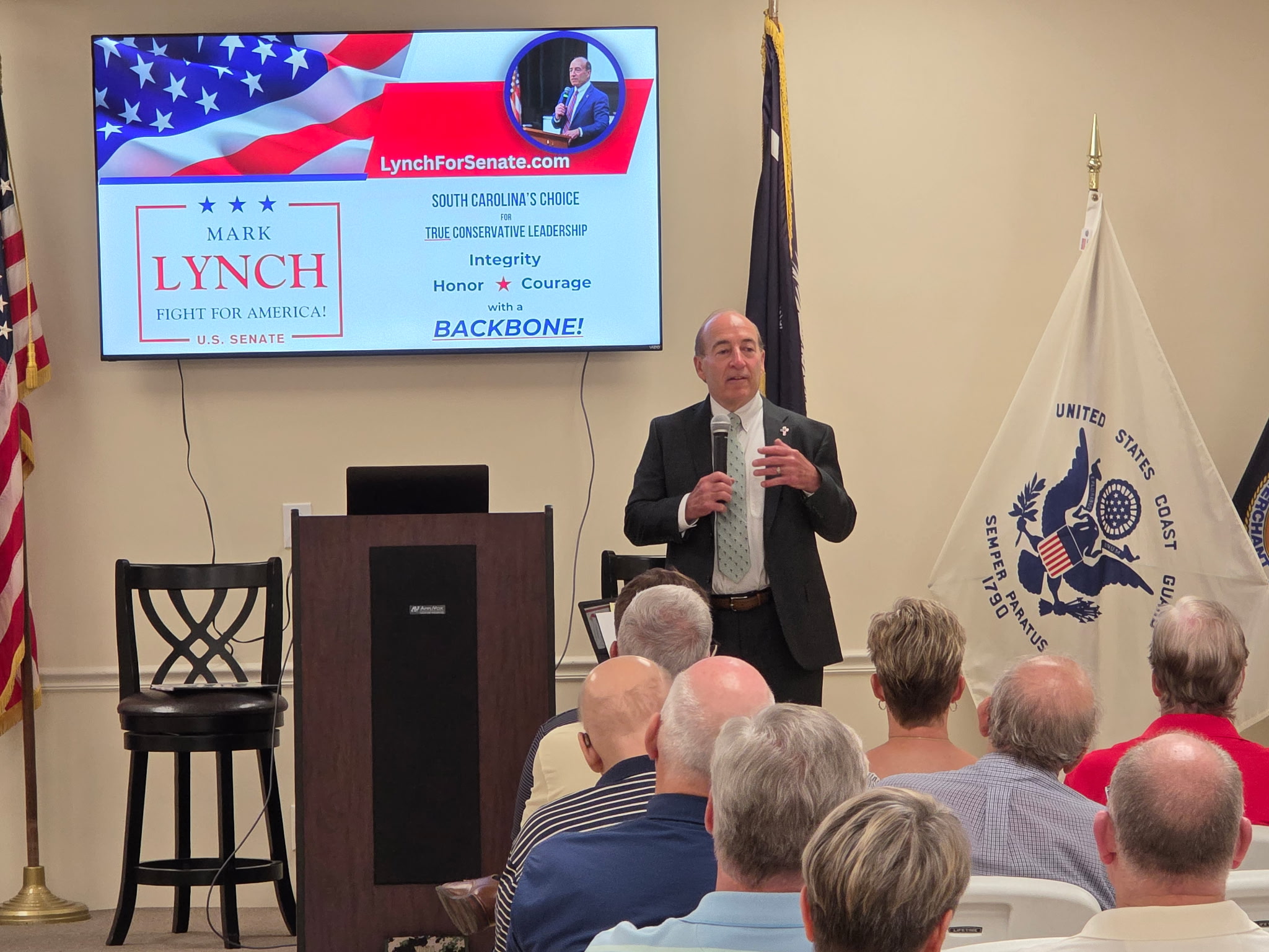 Upstate Businessman & US Senate Candidate Mark Lynch Addresses GOP Town ...